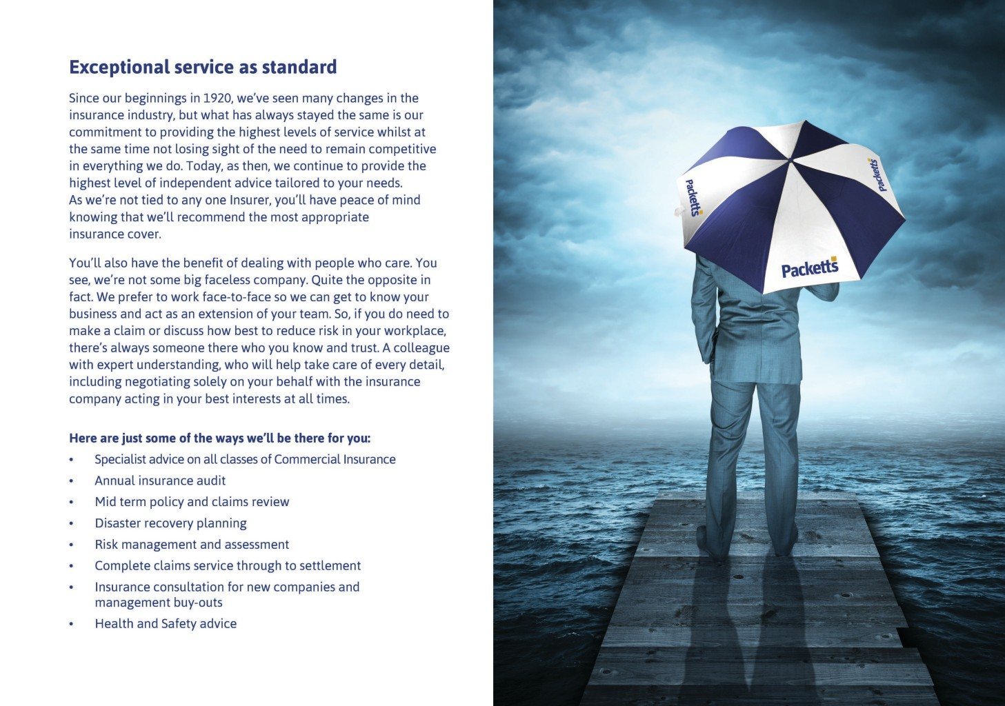 Our corporate brochure - Packetts Chartered Insurance Brokers